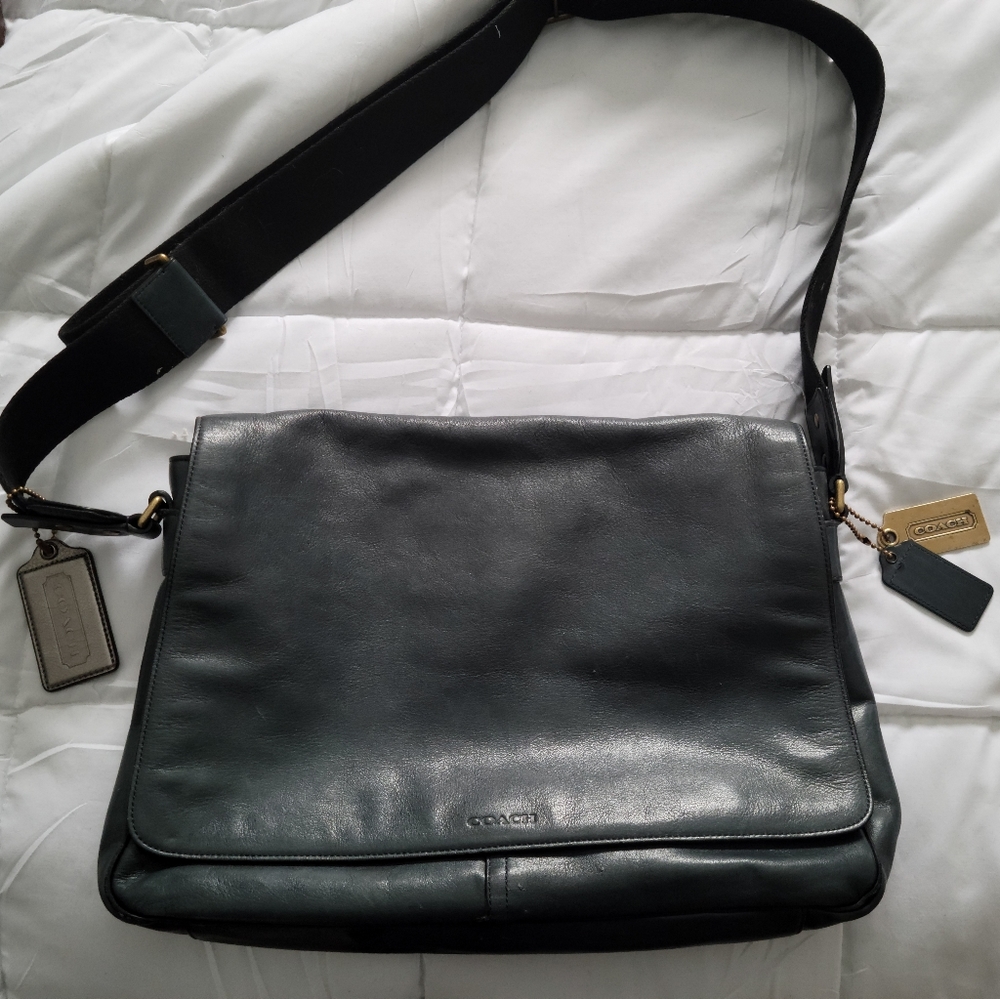 Coach Men's Messenger Bag - Gem